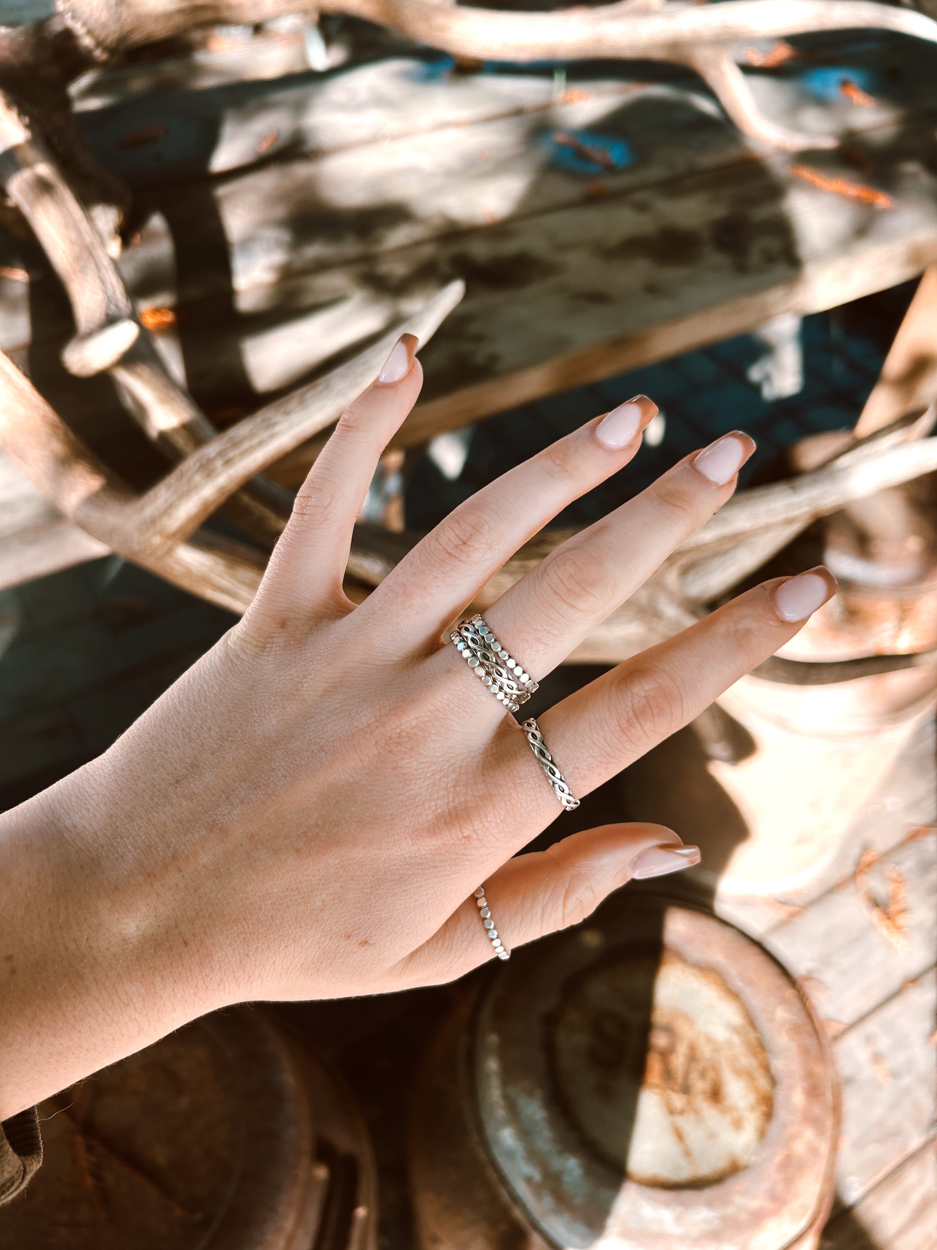 Sterling Silver Stacker Rings – SoCo Silver co